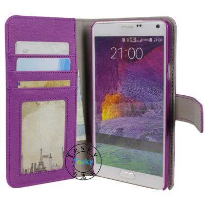 China pu leather case for samsung note4 for sale
