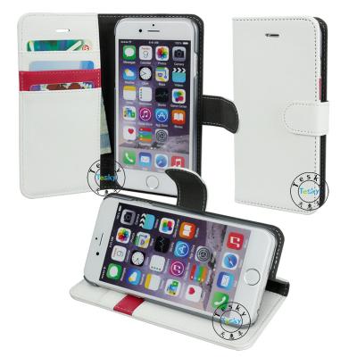 China Premium Magnetic Wallet Case  Sent Screen Protector leather cases for iphone6 for sale