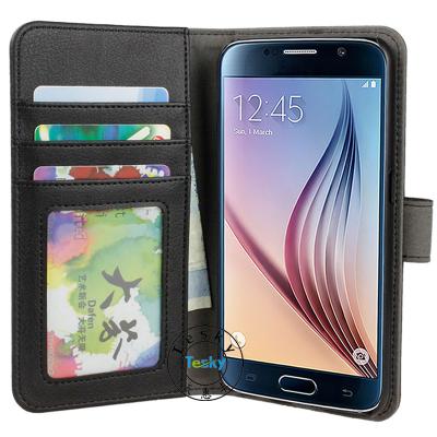 China wallet Leather mobile phone Cases  for samsung s6 for sale