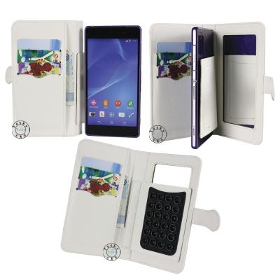 China new style universal leather mobile case with mirror for phone ，OEM and ODM welcome for sale