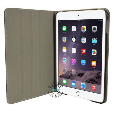 China Leather Stand Holder Folio Folding Case Cover For case ipad mini4 with the wrist band for sale