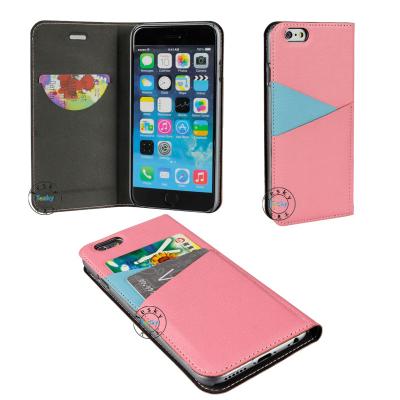 China new style Wallet Case,PU Leather Case,Credit Card Holder,Flip Cover Case for iPhone 6 for sale