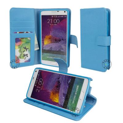 China Pu Leather Wallet Card Flip  Case Cover Pouch For Samsung note4 for sale