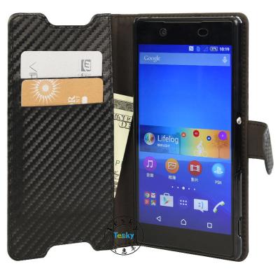 China New style wholesale smartphone leather  wallet Case For  sony z4 ,OEM and ODM welcome for sale