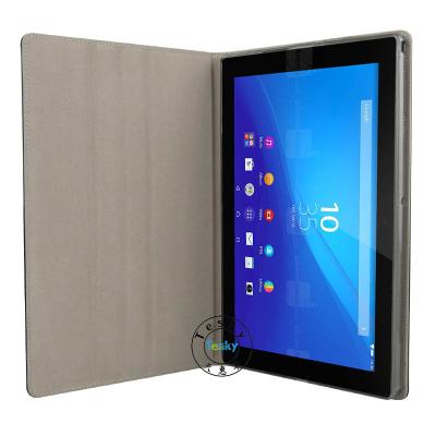 China high quality pu leather tablet case front stand for xperia z4 for sale