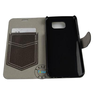 China Newest product for 2015 leather mobile case for samsung s6 for sale
