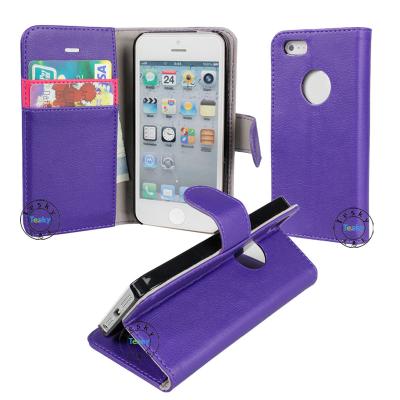 China wallet cell phone cases for iphone 5/5s，various colors available. for sale