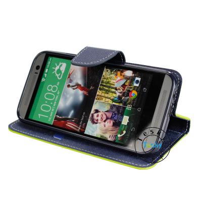 China OEM pu leather mobile phone case for HTC m8,various colors available for sale