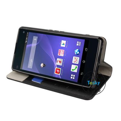 China Pu leather  flip stand cover protective case for sony xperia A2,various colors available for sale