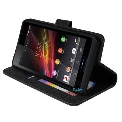 China Book style leather mobile  case for sony xperia E2  ,various colors available for sale