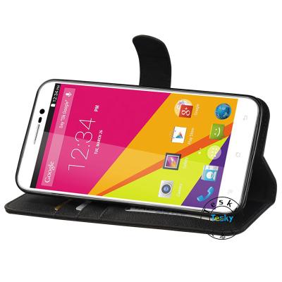 China Premium pretective wallet leather phone cases for Blu Y650Q ,with credit card ID slots for sale