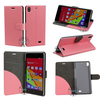 China Blu vivo air D980L wallet case [book fold] leather cover [flip cover] with foldable stand for sale