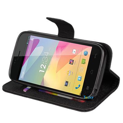 China Blu advance 4.0 cases，tesky black case , blu advance 4.0 leather flip ID credit card for sale