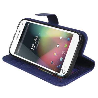 China Leather Case Personalized Design Wallet Leather Flip ID Credit Card for Blu studio 5.0II for sale