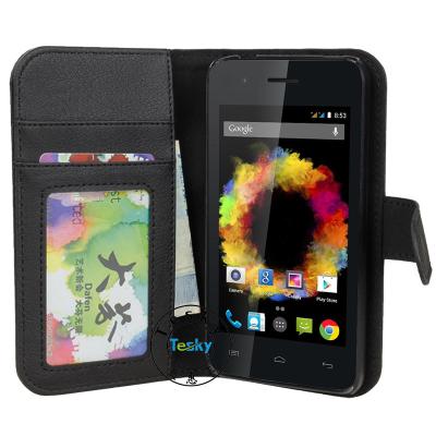 China Durable pu leather mobile phone wallet cases for WiKo sunset for sale
