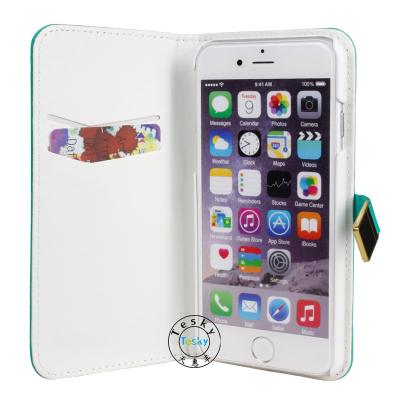 China quality pu leather wallet card holder  case  For iphone 6 for sale