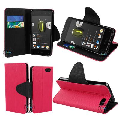 China Wallet Case with Flip Cover, Stand and Pockets for ID, Credit Cards for fire phone for sale