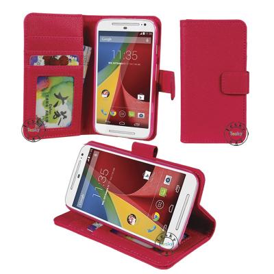 China For MOTO G2  PU Leather Case for MOTO G2  plus Flip Wallet Phone Case for sale