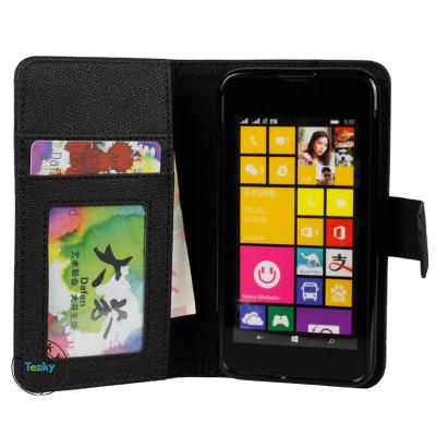 China slim folio leather case for Nokia Lumia 530 , OEM/ODM orders welcome for sale