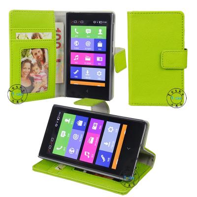 China 2015 New Fashion protective sleeves Nokia X phone cases leather wallet for nokia case for sale
