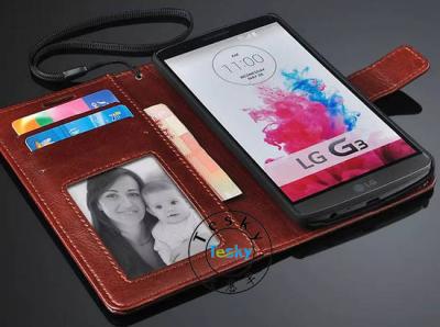 China LG G3 leather case,quality pu leather mobile phone case  for LG G3 for sale