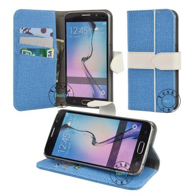 China custom new type leather mobile phone case for samsung s6 for sale