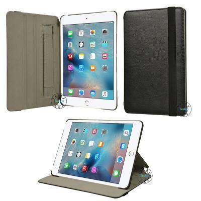 China Fashion and durable pu leather tablet cases for iPad mini 4 with wrist strap for sale