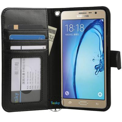 China Samsung on7 wallet case,premium pu leather case for samsung on7 for sale