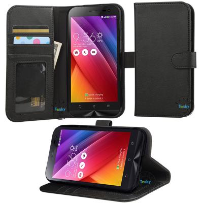 China Wallet PU Leather Case Card Holder Flip Case Cover for Zenfone zoom zx5 for sale