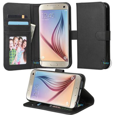 China smartphone galaxy s7 plus case,premium pu leather  wallet case for samsung galaxy s7 plus for sale