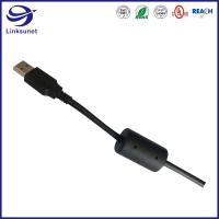 China Printer Wire Harness with WE AFB 3W800 Round Solid USB Connector for sale