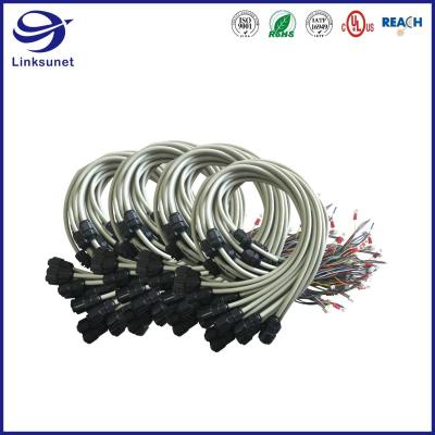 China Arnés de cable impermeable de los conectores IP67 del centro 5.0m m para el refrigerador en venta