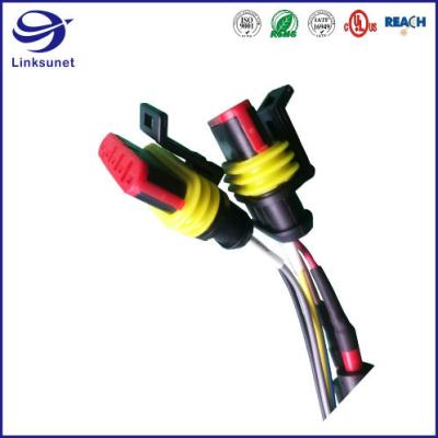 China Cablagens do automóvel com o conector fêmea do soquete de Superseal 6.0mm à venda