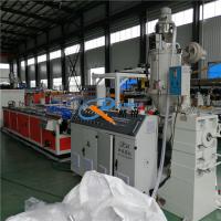 China LED Light Cover PC Plastic Profile Extrusion Making Machine for sale