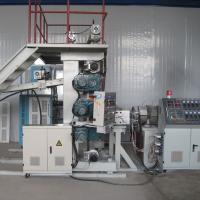 China 380V 2.0g/Cm3 Double Screw Pvc Marble Sheet Making Machine for sale