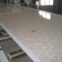 China 1220mm UV Coating Artificial PVC Marble Sheet Making Machine for sale