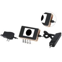 China Handheld 400x Fiber Optic Inspection Microscope for Patch Cord End Face Testing for sale