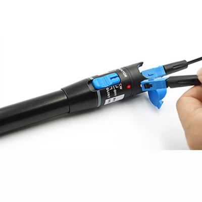 China 5MW Visual Fault Locator Fiber Optic Cable Tester Strong Red Light Beam for sale
