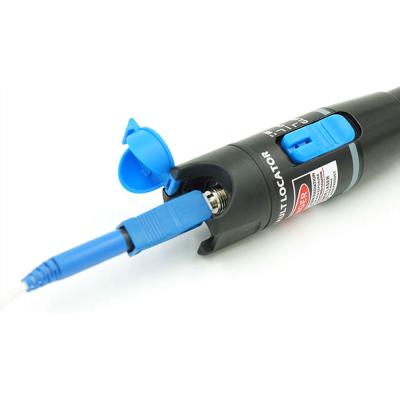 China 5MW Visual Fault Locator Fiber Optic Cable Tester Strong Red Light Beam for sale
