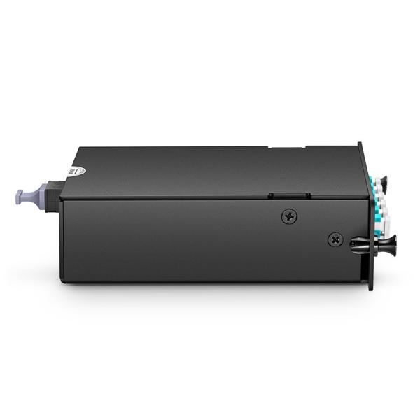 Quality 1 MTP To 6 LC Duplex Fiber Cassette enclosure 12 Fibers OM4 Multimode Type A for sale