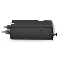 China 2 MTP to 12 LC Duplex Cassette 24 Fibers OM4 Multimode Type AF Fiber Patch Panel for sale