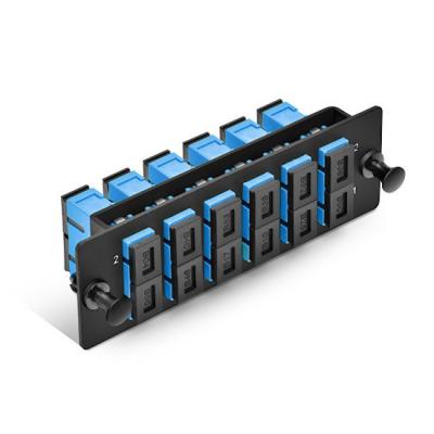 China P6SCU2XSMF 6 SC/PC Duplex Adapter Panel 12 Fibers OS2 Single Mode Enclosures & Cabinet for sale