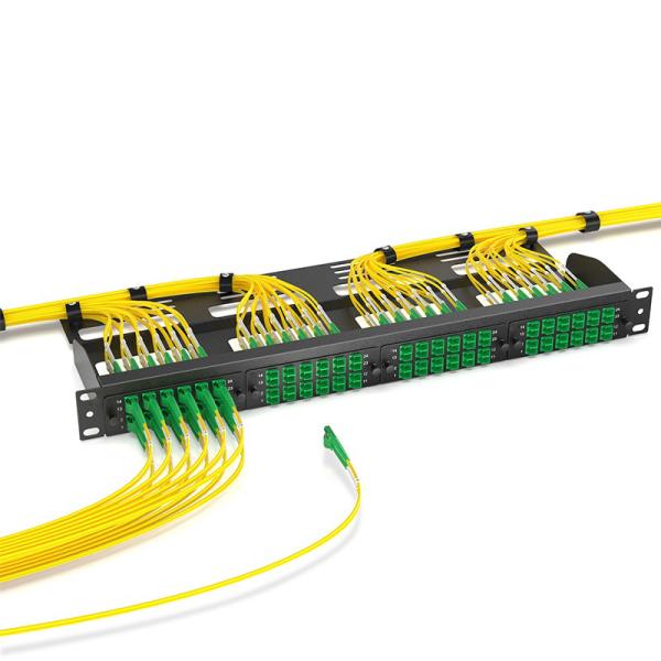 Quality Rongbang RBTX-P12LCA2ZSMF 12 LC/APC Duplex Adapter Panel 24 Fibers OS2 Single for sale