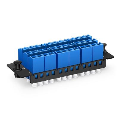 China 18 Gesloten LC/PC Duplex Adapter Panel 36 vezels OS2 Single Mode Fiber Cassette Te koop