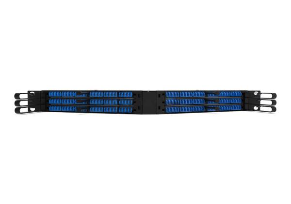 Quality Rongbang RBTX-PP02 1U High Density Angled Frame Modular Panel 6 MPO/MTP to 144 for sale