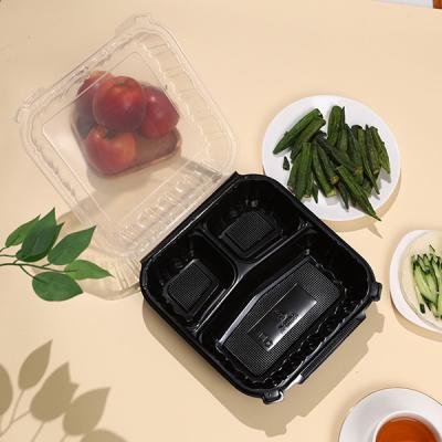 China 830ml de pp Scharnierende Container 30oz 8 ' X8.5 ' X3 van de Dekselmicrogolf“ Te koop