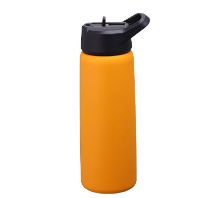 China PORTABLE Food Flask Vacuum Insulated Thermos Food Jar With Spoon High Quality Double Wall 304 Stainless Steel Pink Ring Purple Blue for sale