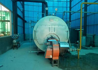 Cina stile a gas di orizzontale di conversazione di energia della caldaia a vapore della metropolitana di fuoco 2t in vendita