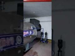 Oil gas fired steam boiler