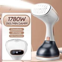 Quality 1800W Portable Electric Garment Steamer 3-Speed Settings Large Water Tank Anti for sale